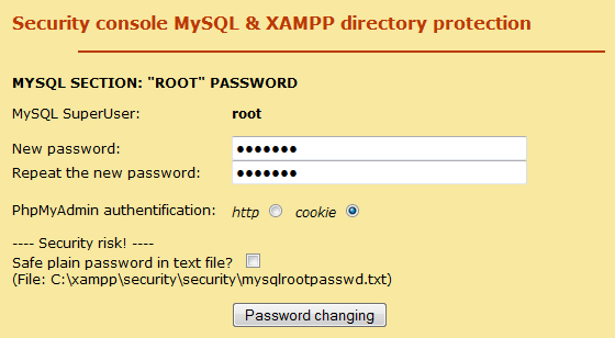 Dunia Edukasi dan TI: Cara Setting Password root MySQL Menggunakan XAMPP
