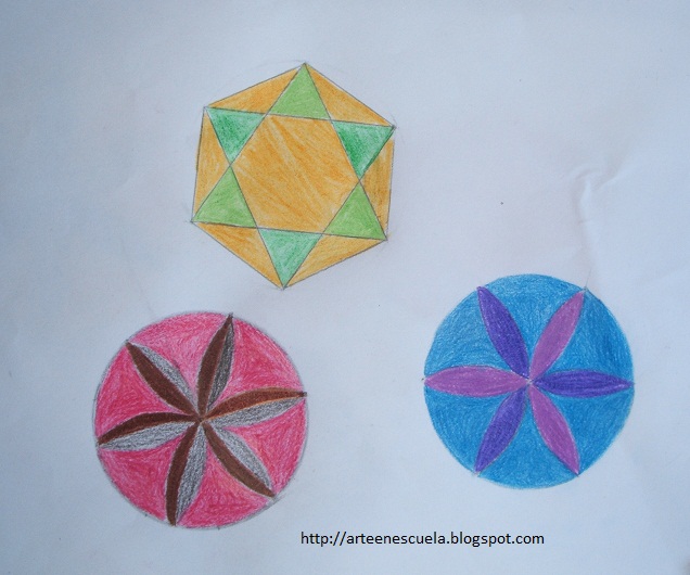 ARTE EN LA ESCUELA: CREAMOS CON EL COMPÁS