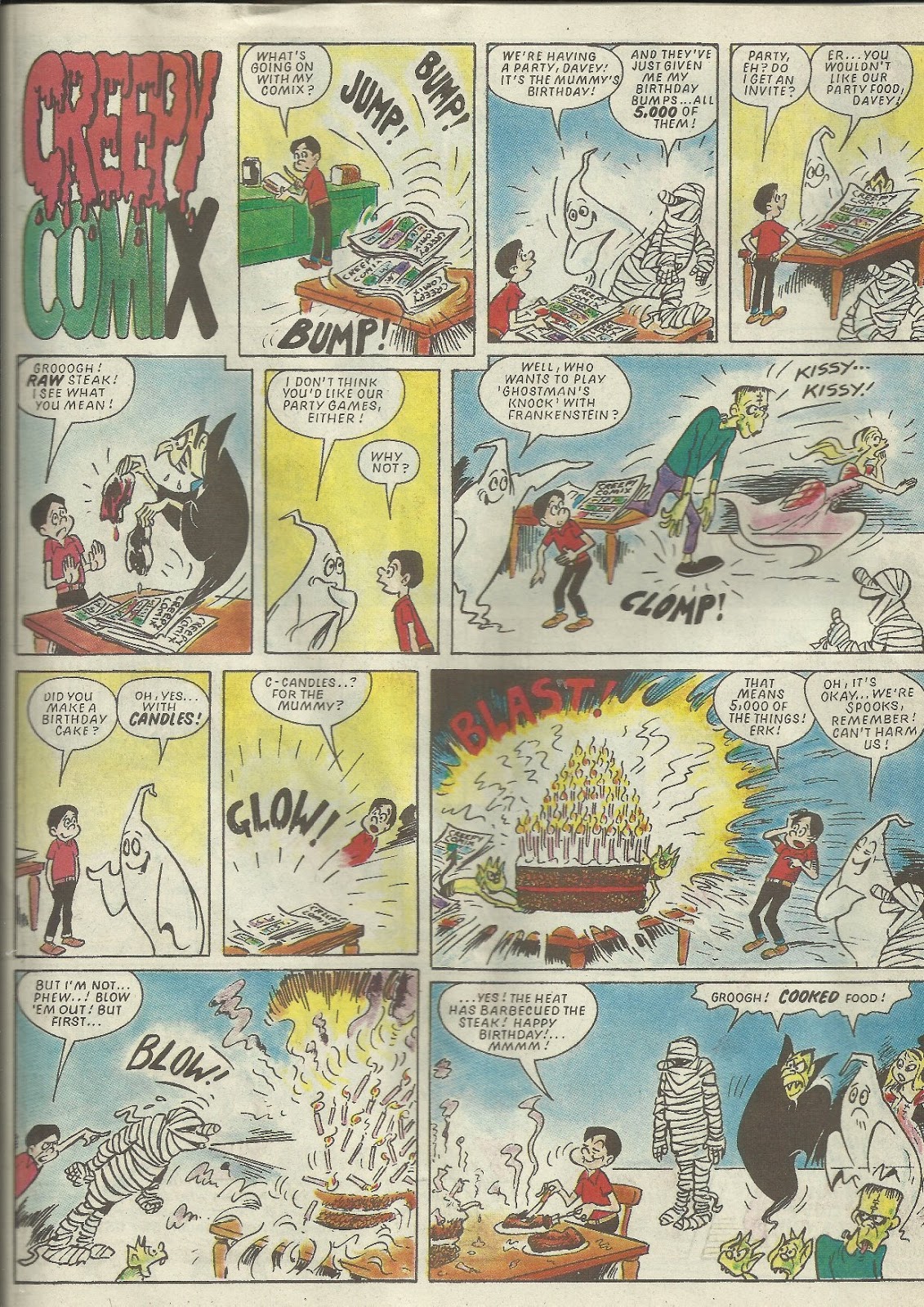 Deadpan Flook and The Blog Of Stuff!: Spooktakular British Comic Strips!