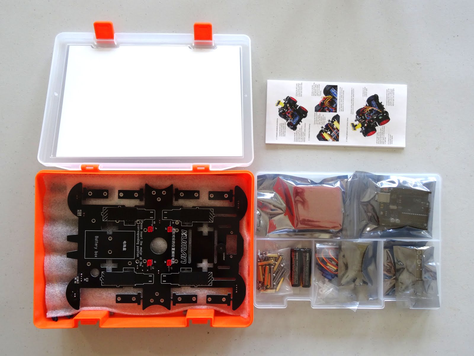 Mitov Software: Just received new cool SM11 Arduino Robot KIT from Kuman for the Visuino ...