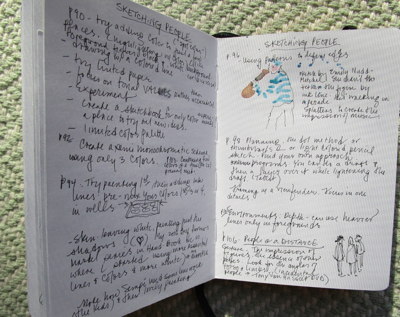 Sketchbook Wandering : The Art Notes & Learning Journals
