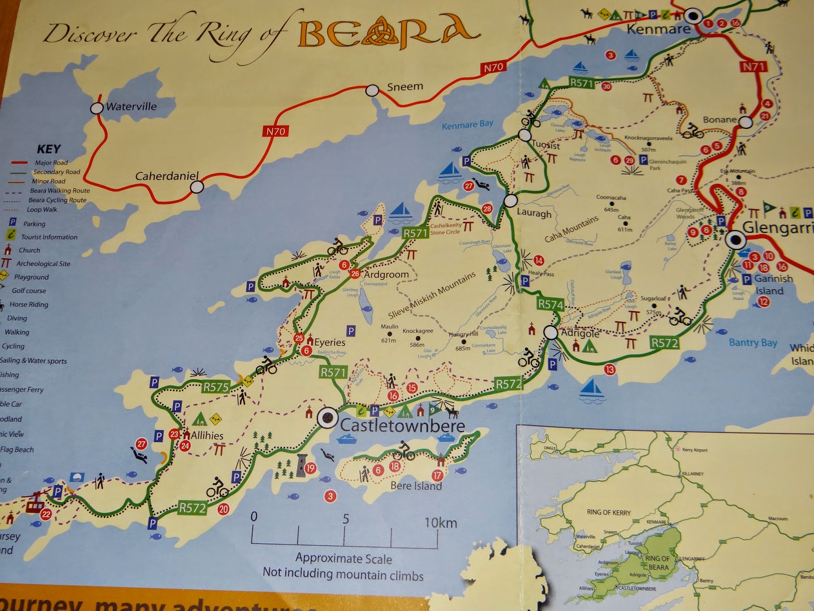 The family "adventure" in Belfast Aug '13-'14: The Ring of Beara
