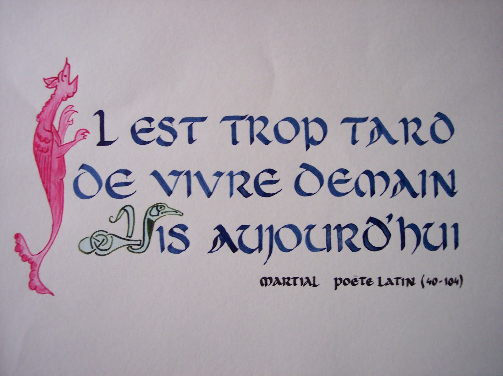 Mes calligraphies: Proverbes et dictons