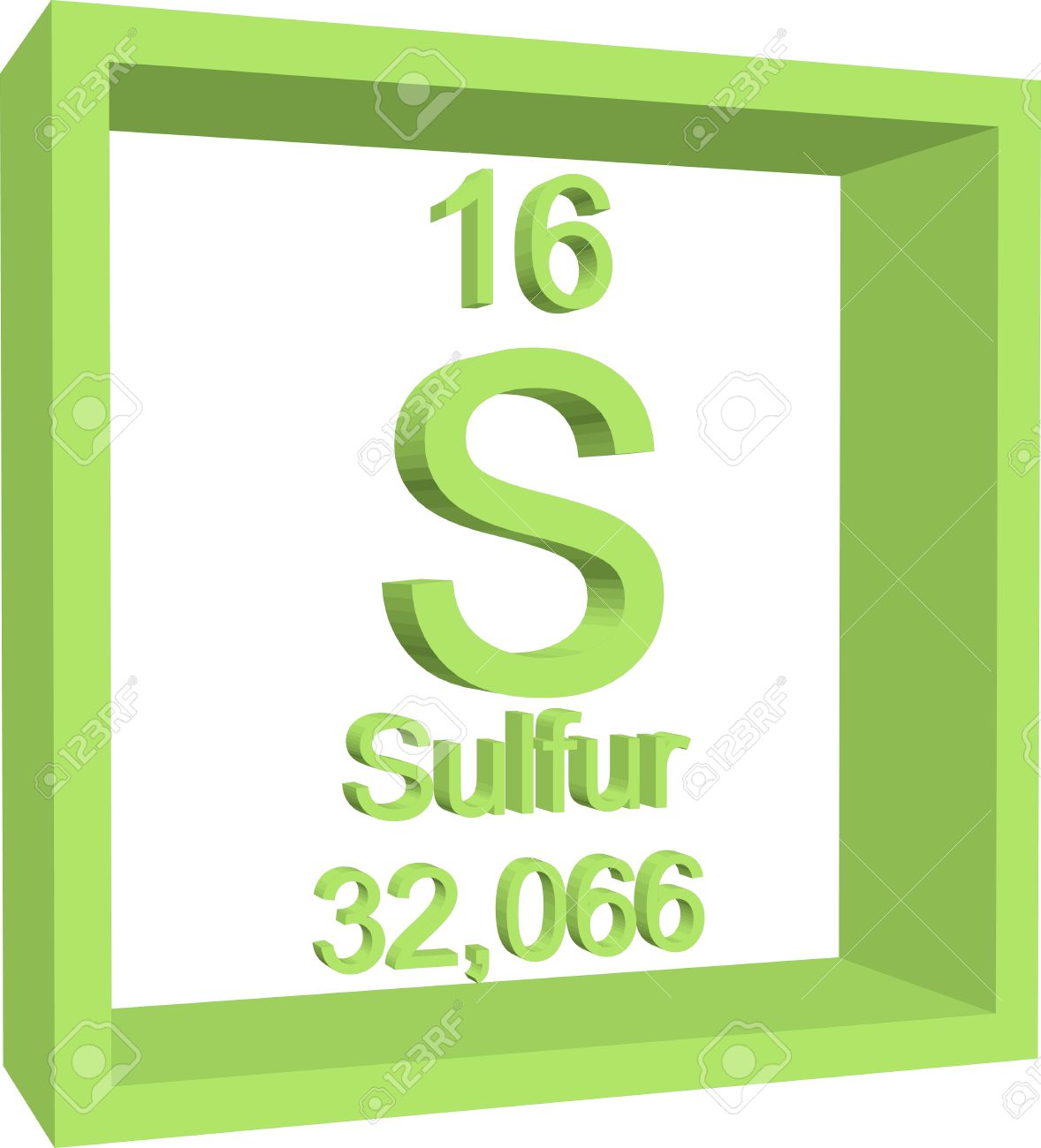 Heraldry of Life: 16.SULFUR - ART with S-chemical element symbols
