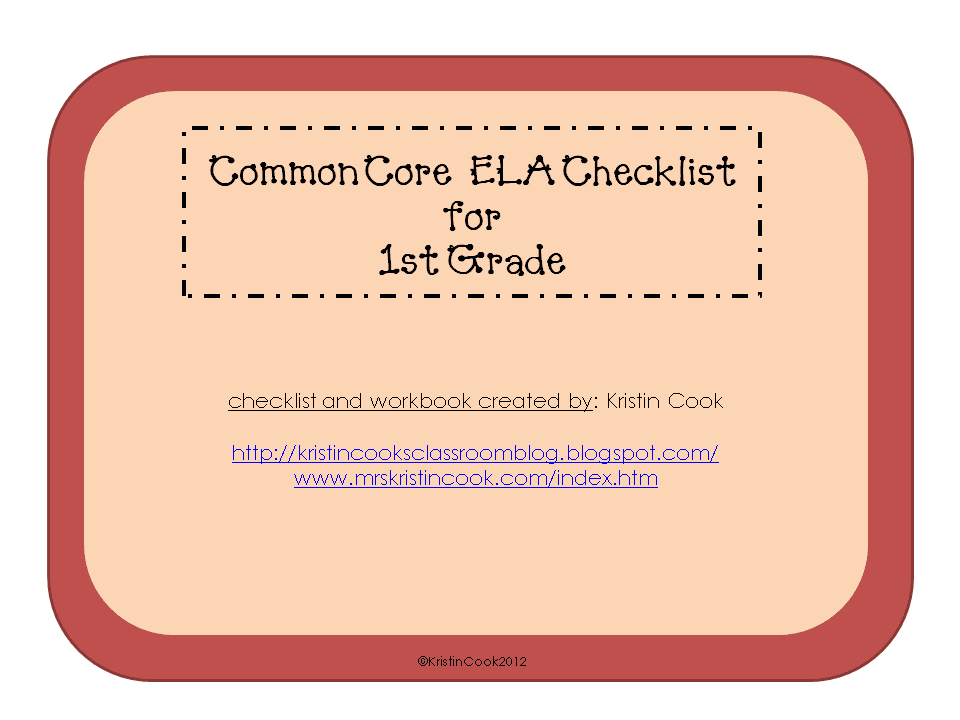 Kristin Cook s Classroom Blog Common Core ELA Checklist For 1st Grade kristin-cook-s-classroom-blog-common-core-ela-checklist-for-1st-grade