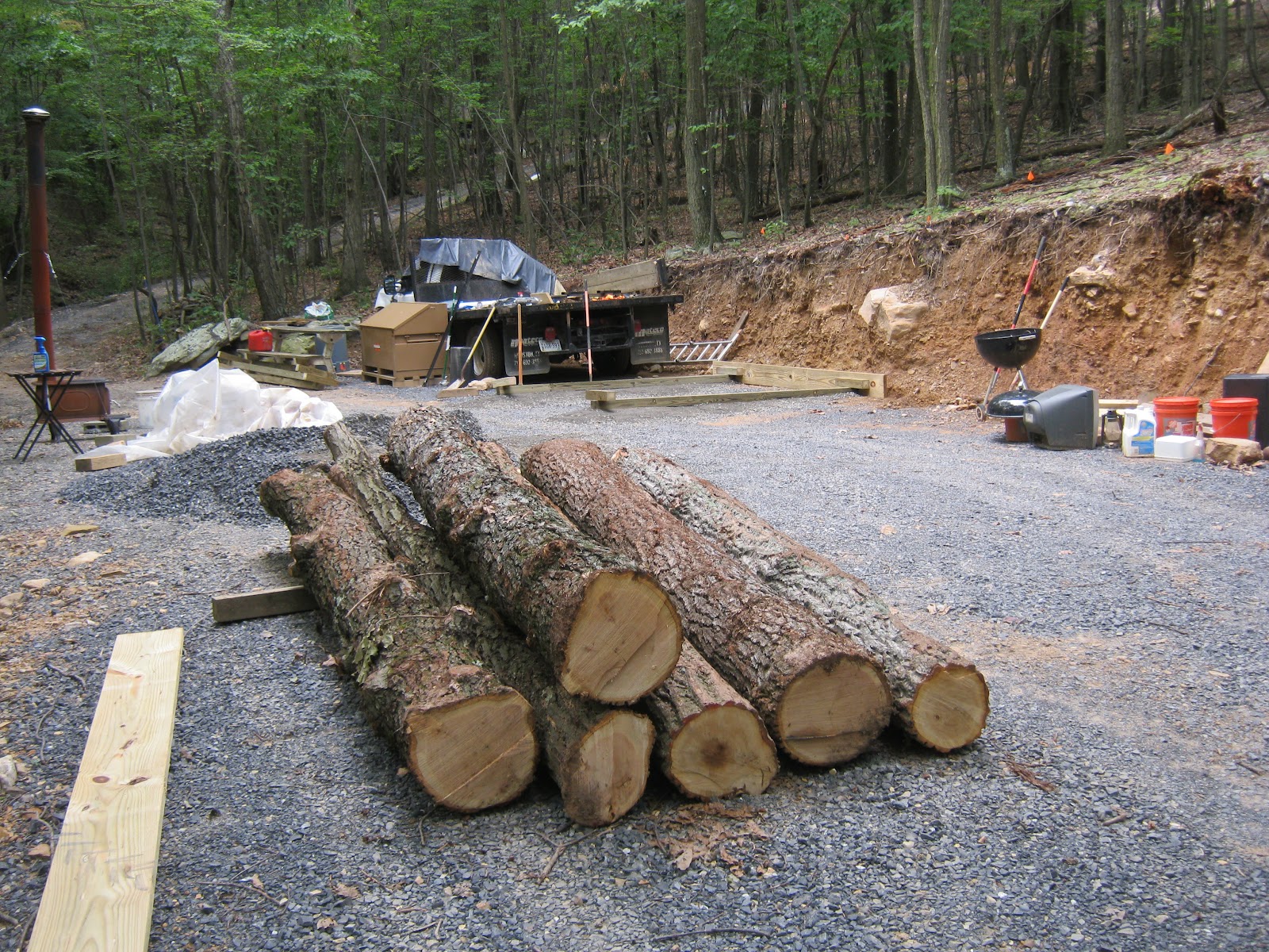 The Krenn Hrubec West Virginia Project: New Wood Crib and More Logging