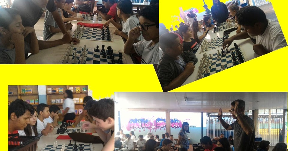 Biblioteca escolar do JK: Projeto Xeque-mate