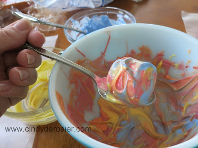 Cindy deRosier: My Creative Life: Marbled Marshmallows