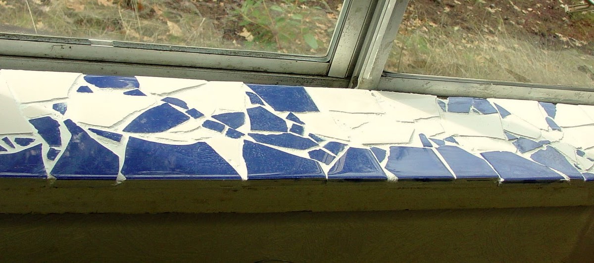 Make The Best of Things: Mosaic Tile Window Sill