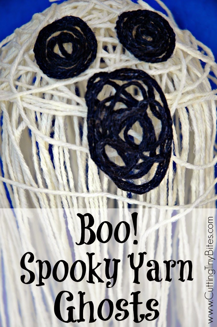 Boo! Spooky Yarn Ghosts | What Can We Do With Paper And Glue