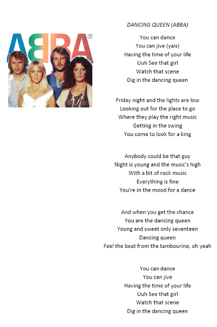 Clase de 6º F: Letra y música de "Dancing Queen, Mamma mia, Fernando y ...