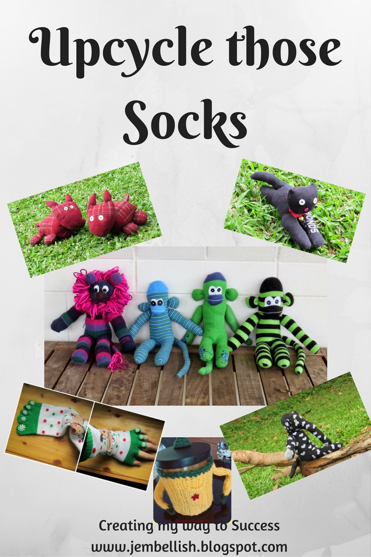 Creating my way to Success: Socks Upcycling