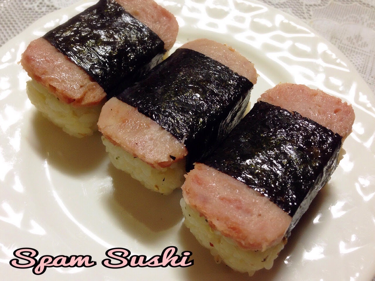 MinJi's Kitchen: SPAM® Sushi