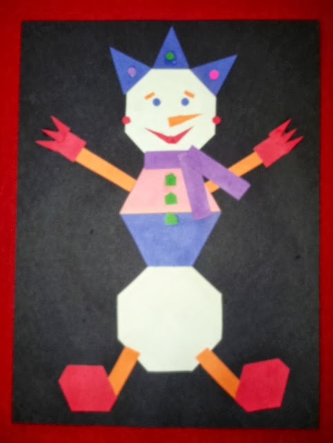 Ms. Nancy's Nook : Let's Build a Geometric Snowman!