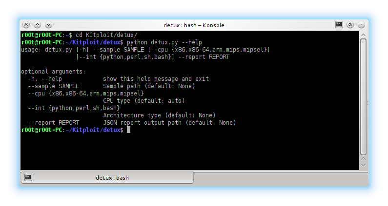Detux - The Multiplatform Linux Sandbox