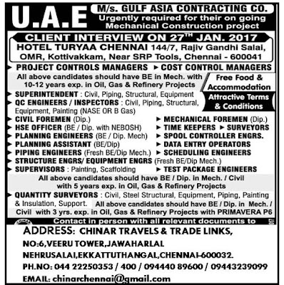 M/S.GULF ASIA CONTRACTING COMPANY REQUIRED FOR THEIR ON GOING ...