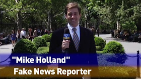 Oh yes I am: Fake News Reporter Prank