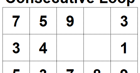 Consecutive Loop (Mini Puzzles Series #26)