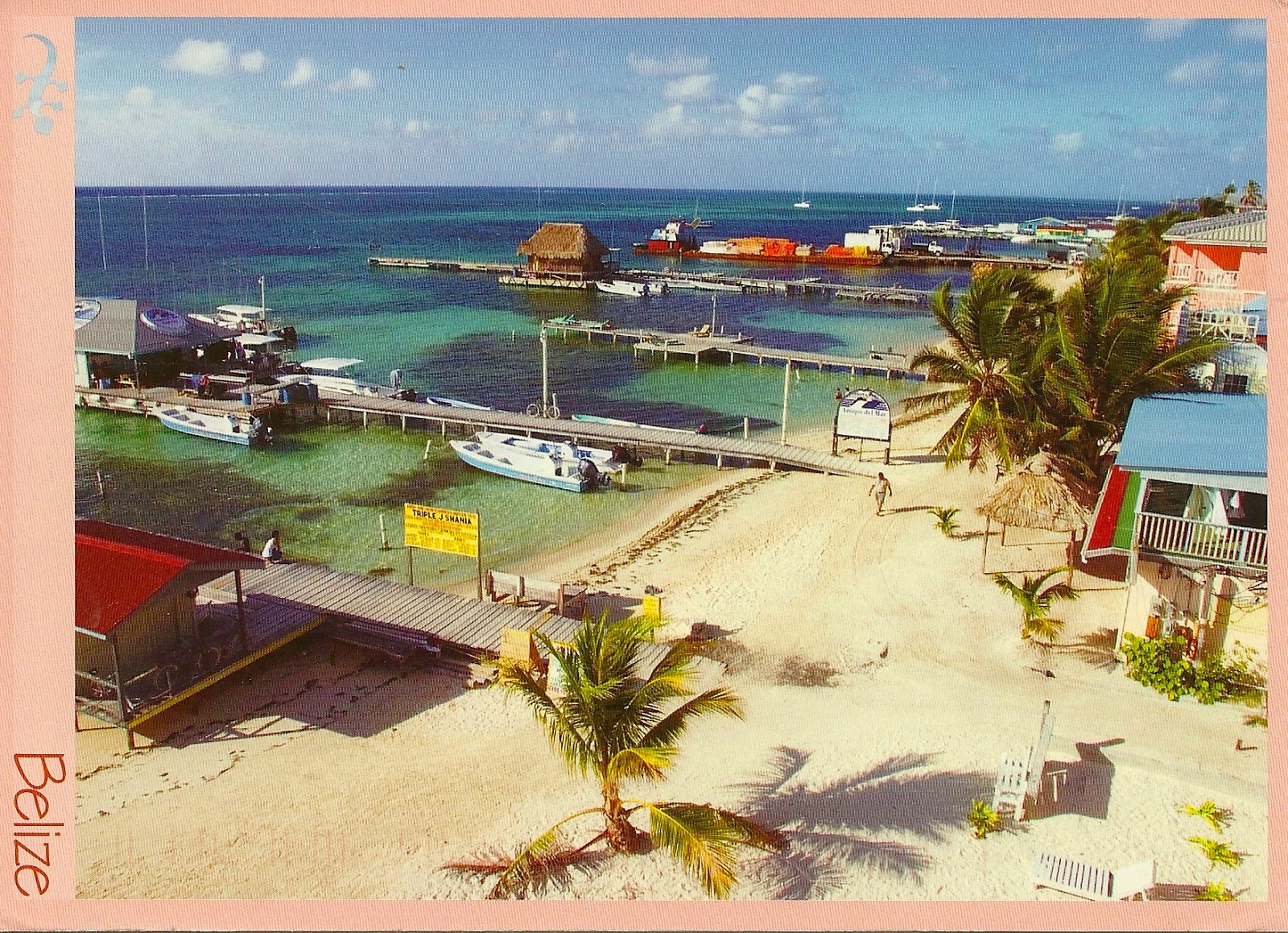 Postcards A world Travelogue: Cays of Belize and Belize