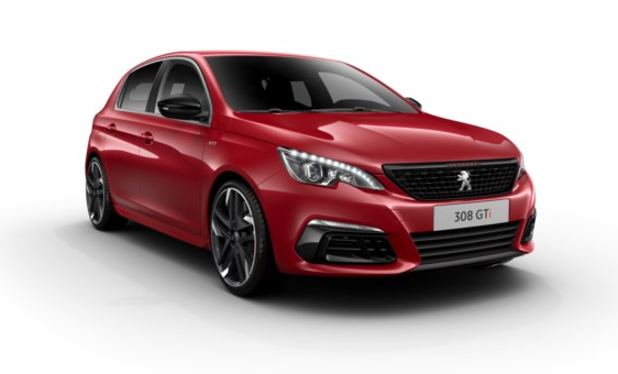 Peugeot 308 2 GTi Restylée (2017 à 2020) - Couleurs, code peinture