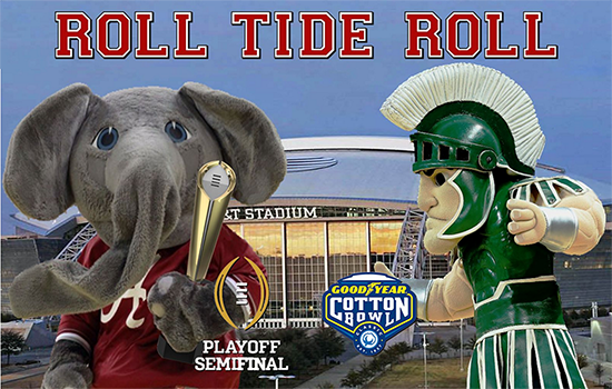 Political Clown Parade: CFB Semi-Final Playoff: Alabama Crimson Tide Vs ...