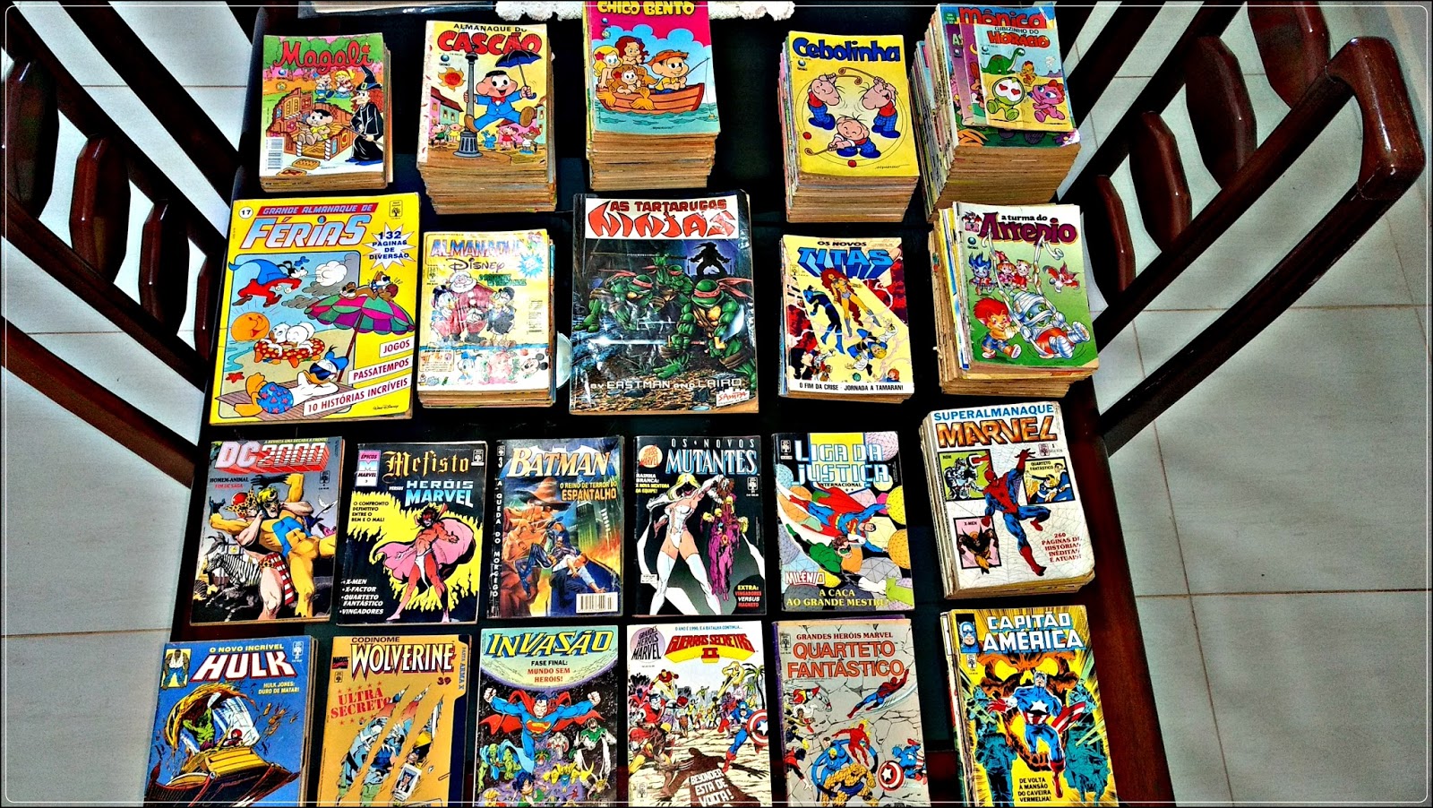 Antiguidades, discos, livros, gibis, Cards, telas, brinquedos antigos e ...