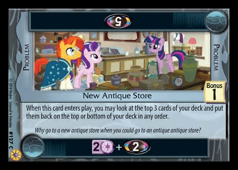 MLP New Antique Store CCG Cards | MLP Merch