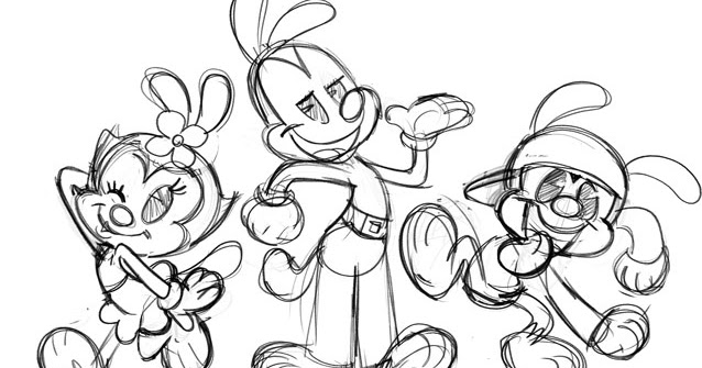 Joanna Davidovich's Art & Animation Blog: Animaniacs Sketch