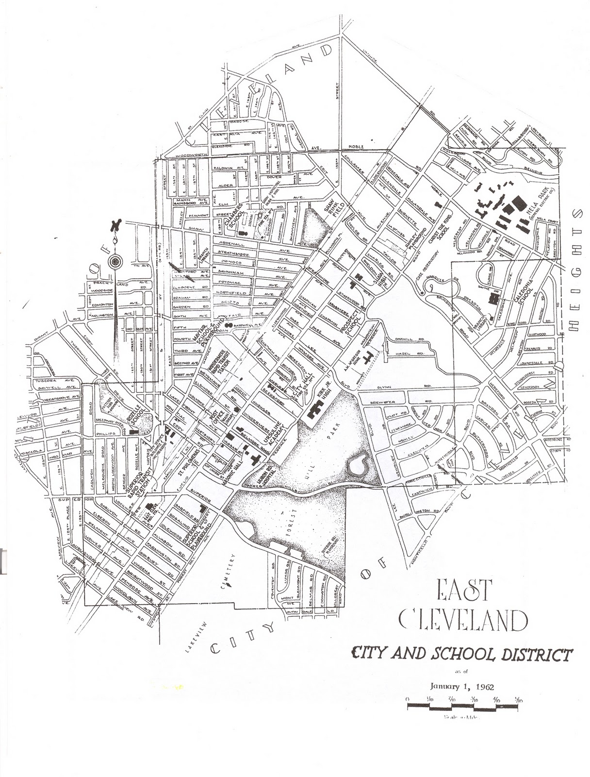 East Cleveland History: Government, Business, Neighborhoods and Schools