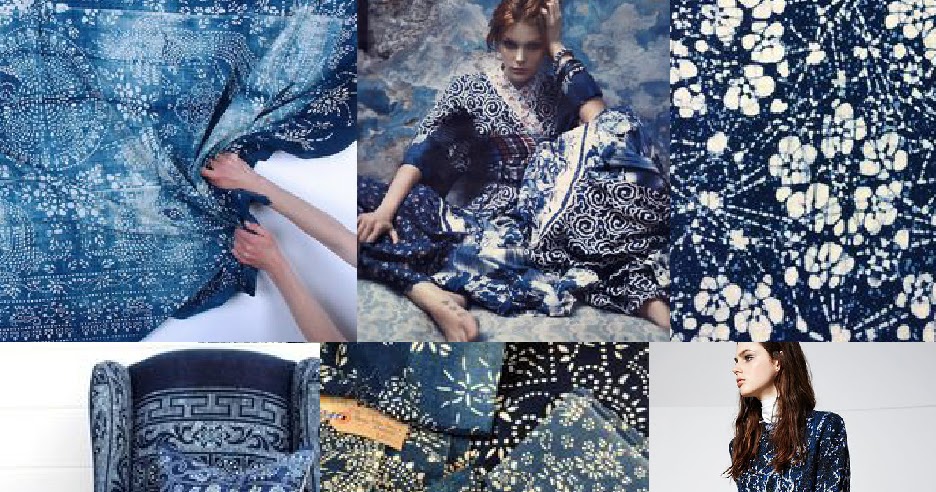 FASHION VIGNETTE: TRENDS // PATTERN CURATOR - INDIGO WAX . SS 2018