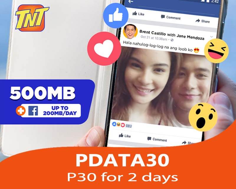 TNT PDATA30 – Panalo Data 30 Pesos Internet Promo + Free Facebook