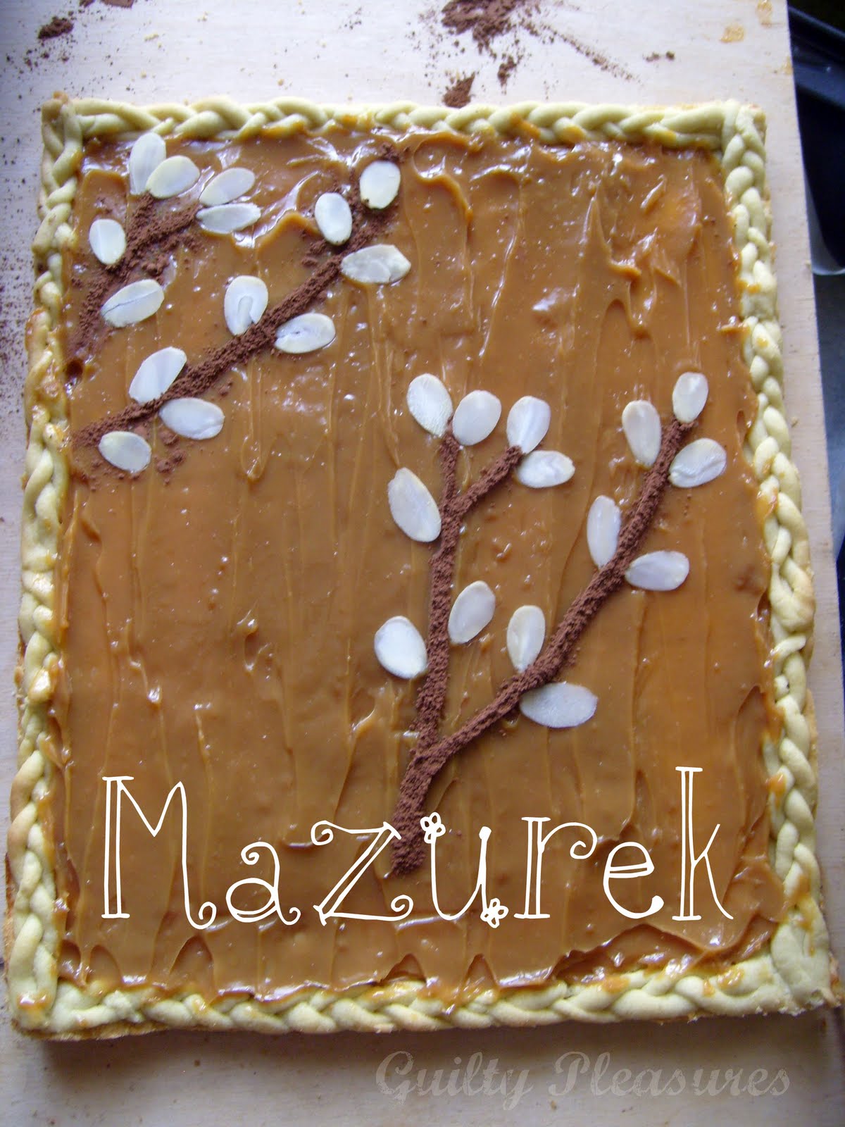 guilty pleasures: Mazurek with dulce de leche - Polish traditional ...