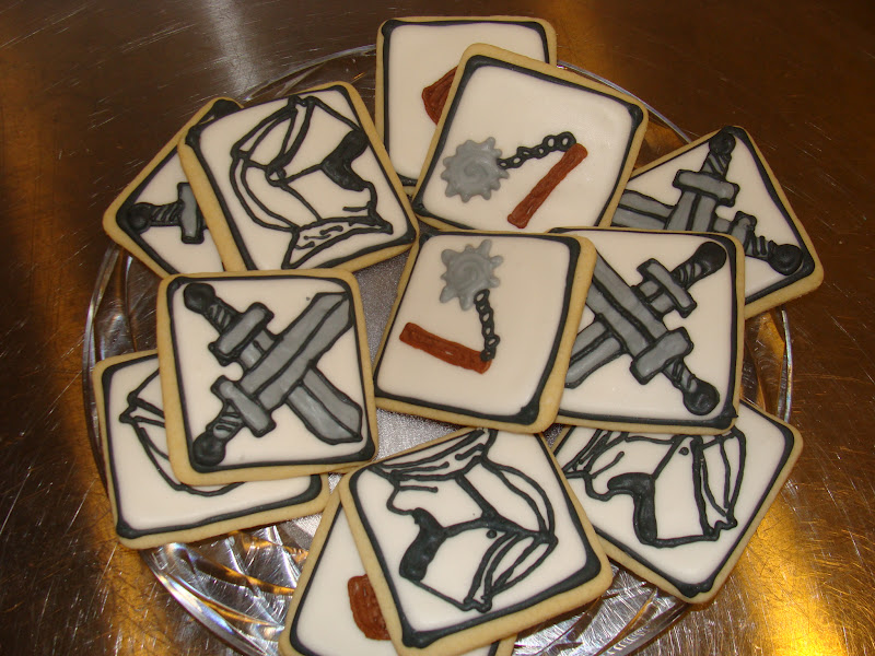 Door County Custom Cakes and Cookies: Medieval Cake and Cookies