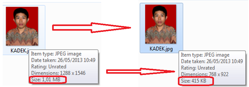 CARA MENGECILKAN UKURAN / RESOLUSI GAMBAR TANPA MENGURANGI KUALITAS ...