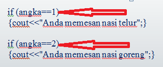 Contoh Program Percabangan IF, IF-ELSE dan NESTED IF pada Borland C++ ...