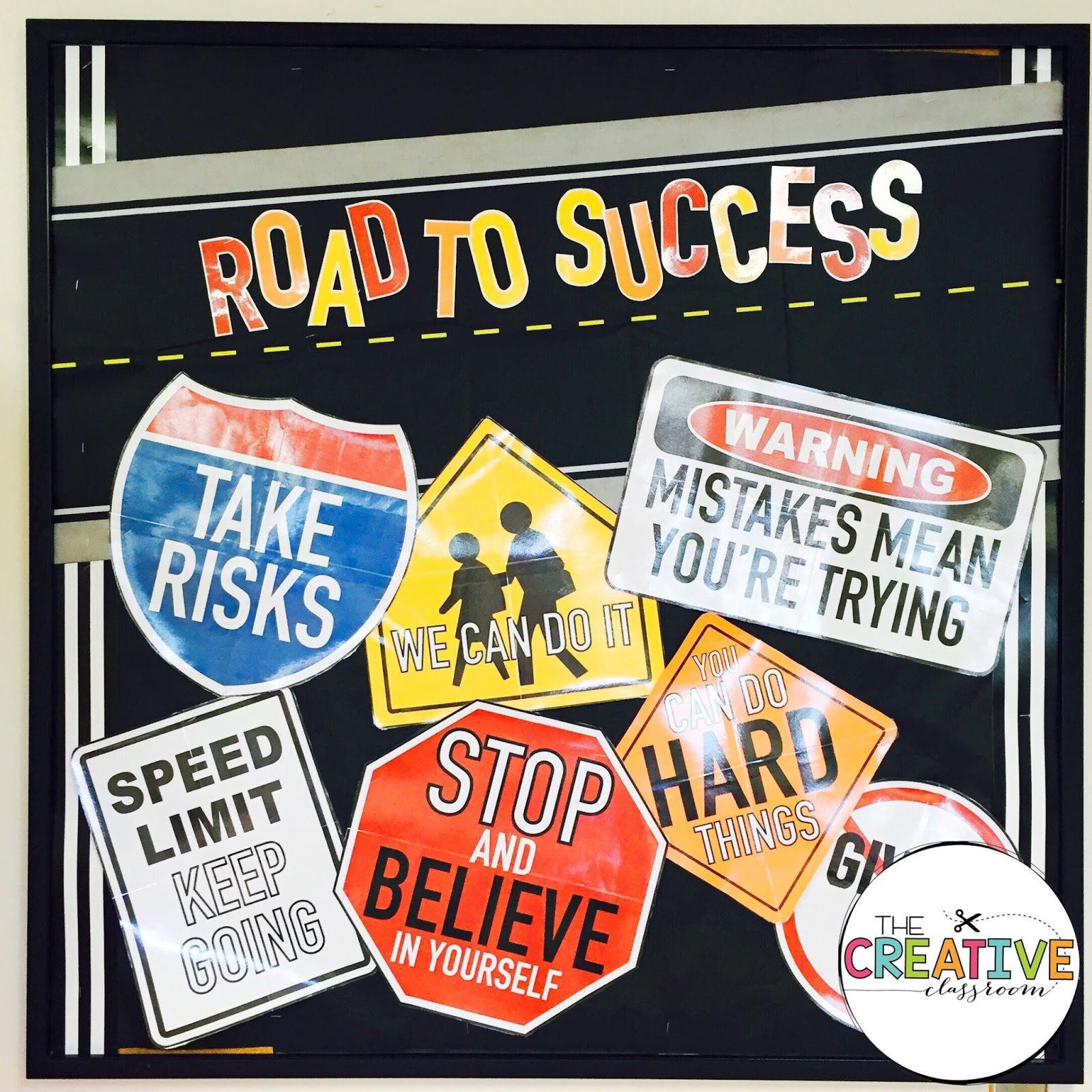 Road To Success Bulletin Board Ideas