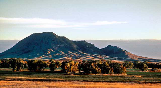 A view from the road, 2018!: Peter & Judy @ Bear Butte State Park.