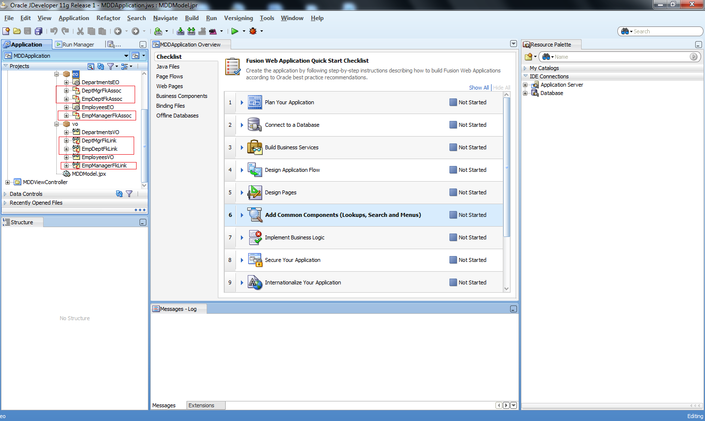 Master Detail Relationship in ADF Updated 2020