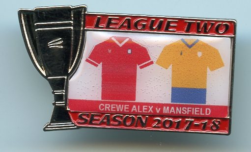 Crewe Alexandra Football Club pin badges