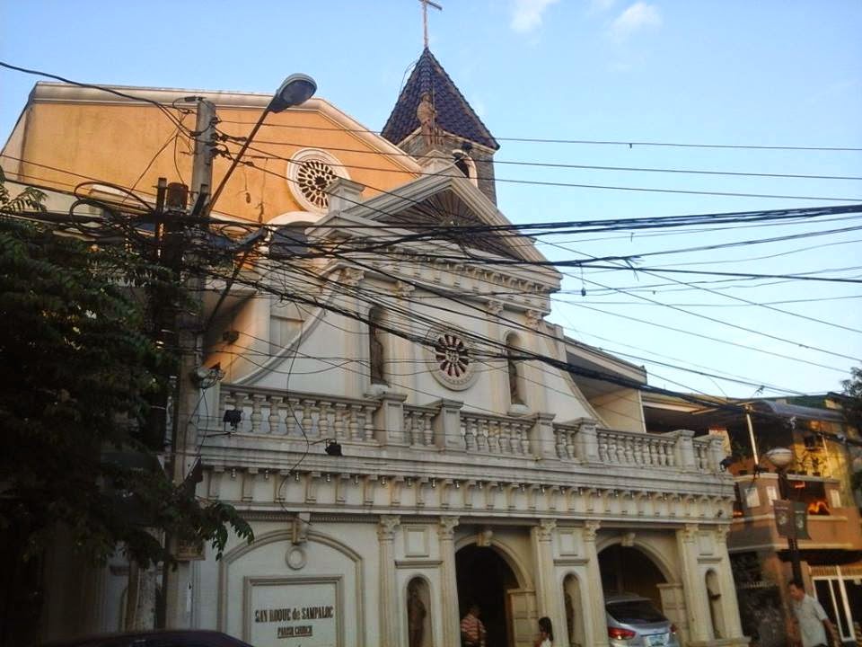 Philippine Catholic Churches: SAN ROQUE DE SAMPALOC PARISH CHURCH, Manila, Philippines
