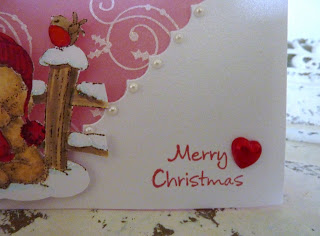 Jane's Lovely Cards : Fizzy Moon Christmas card!