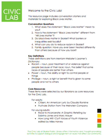 The Show Me Librarian: The Civic Lab: Skokie's Civic Engagement Library