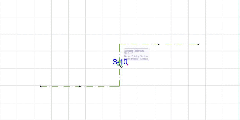archicad stuff: How to un-jog a section line