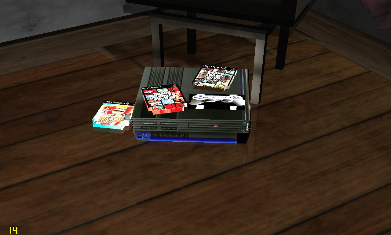 PlayStation 2 para a casa do CJ ~ Mods Global G.T.A.