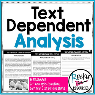 3 Strategies to Teach Text Dependent Analysis (TDA) | Upper Elementary ...