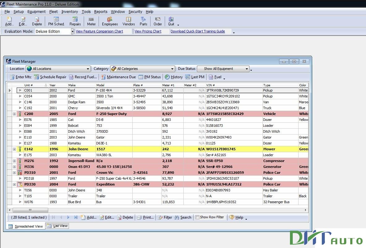 FLEET MAINTENANCE PRO SHOP EDITION VERSION 11.0.0.4 FULL - Automotive ...