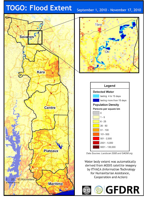 TOGO - GEOGRAPHICAL MAPS OF TOGO ~ Klima Naturali™