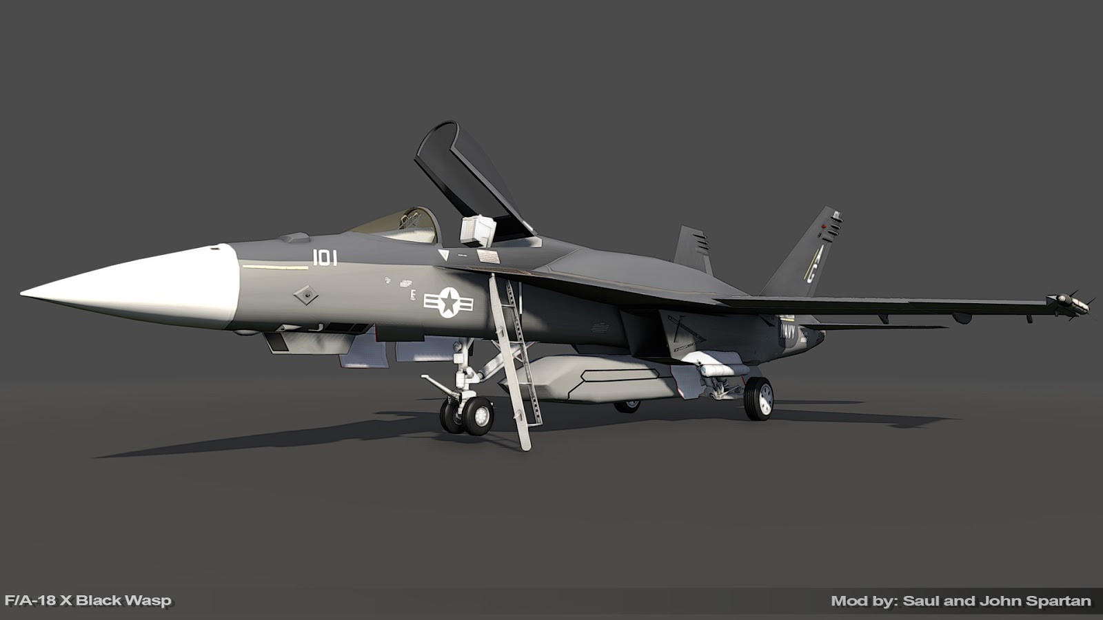 F/A-18 Super Hornet を近未来化させた F/A-18X Black Wasp アドオンが開発中 | 弱者の日記 ...