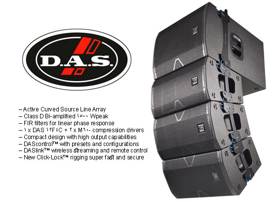 Sound System Line Array: Sound System Line Array DAS Audio Vantec 20A