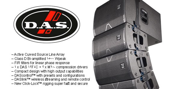 Sound System Line Array: Sound System Line Array DAS Audio Vantec 20A